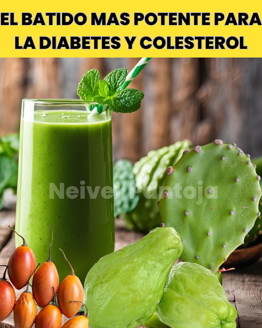 Sabía usted que si mezclamos el nopal, el tomate de árbol y el chayote estamos preparando el ...